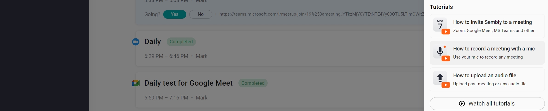 Resource Center – Sembly AI