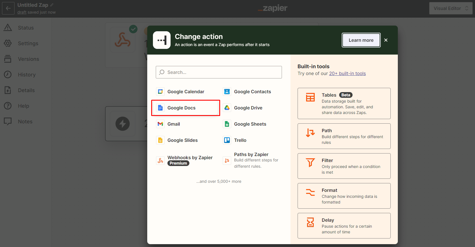Example of Zapier Setup for Transcripts – Sembly AI