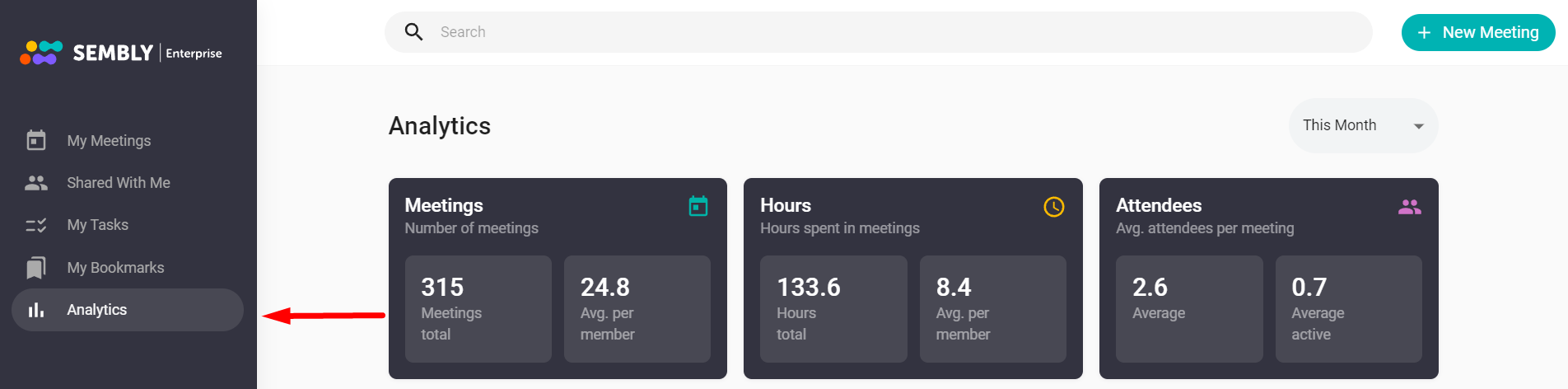 Workspace Meeting Analytics – Sembly AI Workspace Meeting Analytics – Sembly AI