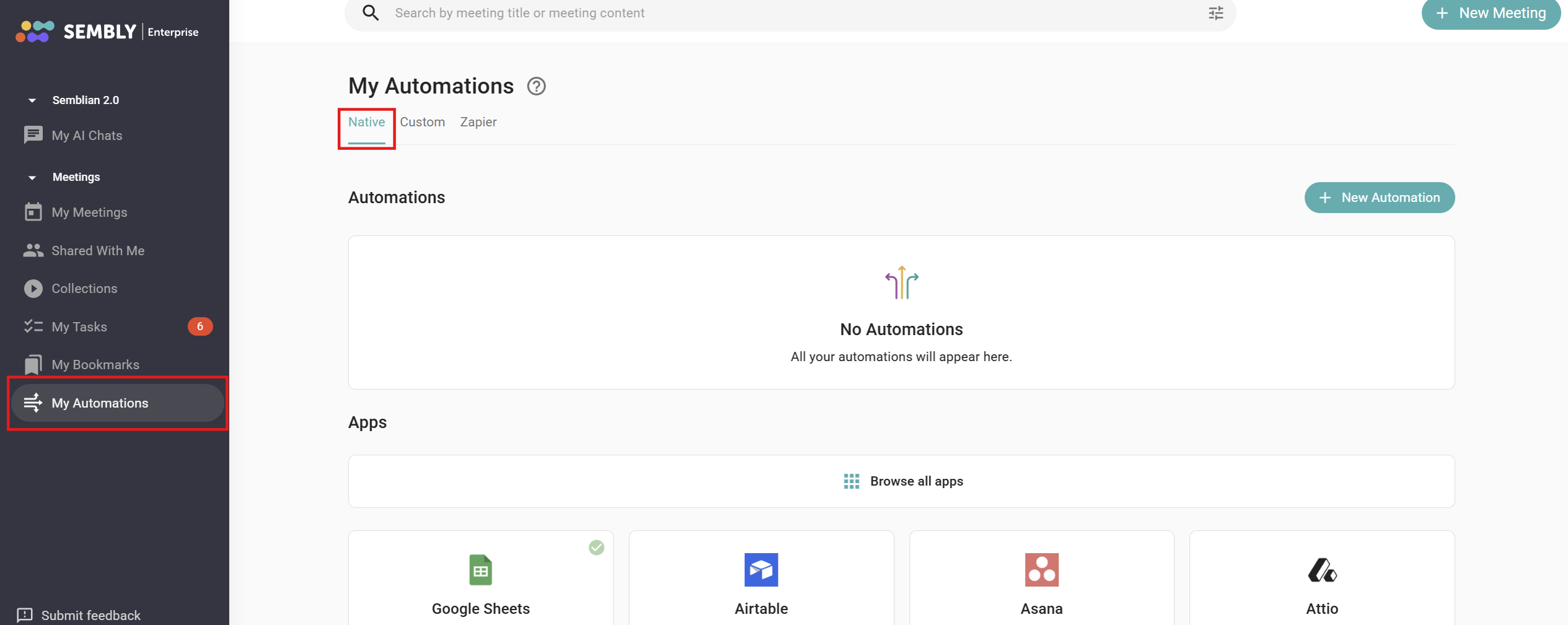 Set Up ClickUp Automation – Sembly AI
